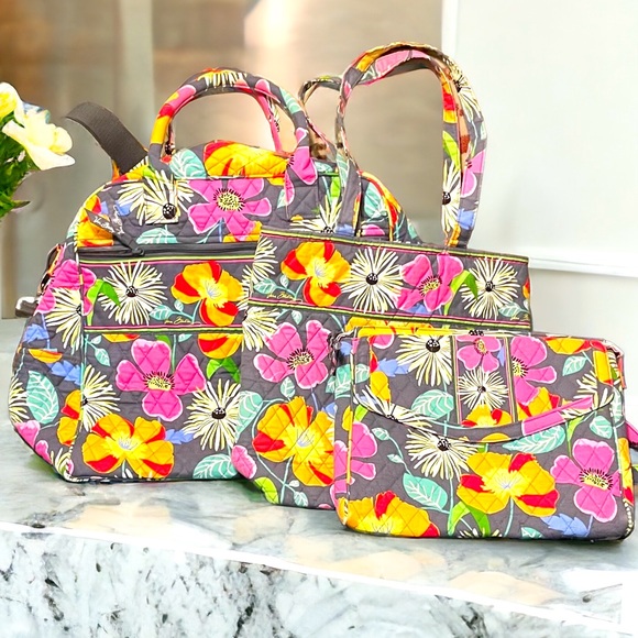 Vera Bradley | Bags | Vera Bradley Weekender Bag With Extra Bags | Poshmark